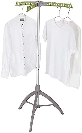 Collapsible Clothes Drying Rack, Portable Garment Racks Indoor ...