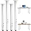Amazon.com: POROHOM 2PCS Adjustable Square Table Leg (24-40inch)，Metal ...