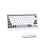 LAMA Wireless Keyboard and Mouse, Rechargeable Ultra Slim Universal ...