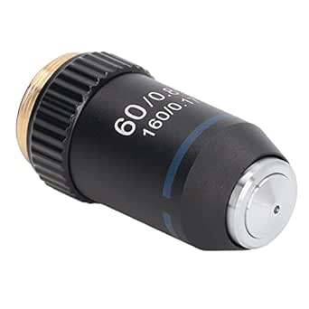 Amazon.com: Achromatic Objective Brass 60X Microscope Lens for Biology ...
