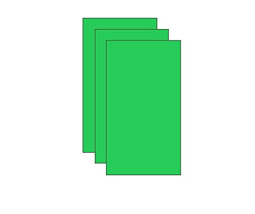 Lakeer A4 Color Paper 180-210 GSM Pack of 25 Sheets- Dark Green ...