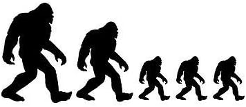 Amazon.com: Triprel - Bigfoot Sasquatch Family - 7" wide (Black) Decal ...
