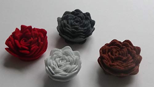 4 flores 4D, de colores perfectas para decoración. Silvys : Amazon.es ...