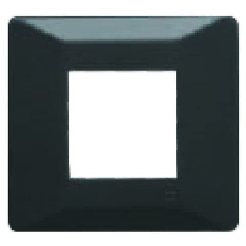 L&T Entice Cover Plate Without Grid Frame Vivid Shades Charcoal Grey 1 ...