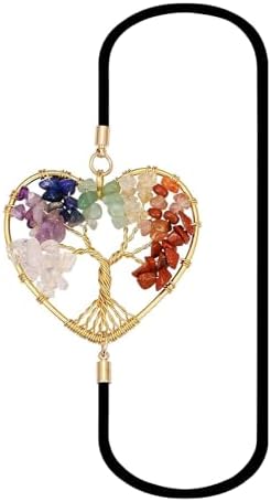 Amazon.com: 4 Pieces Crystal Bookmark Tree Elastic Bookmark Antique ...