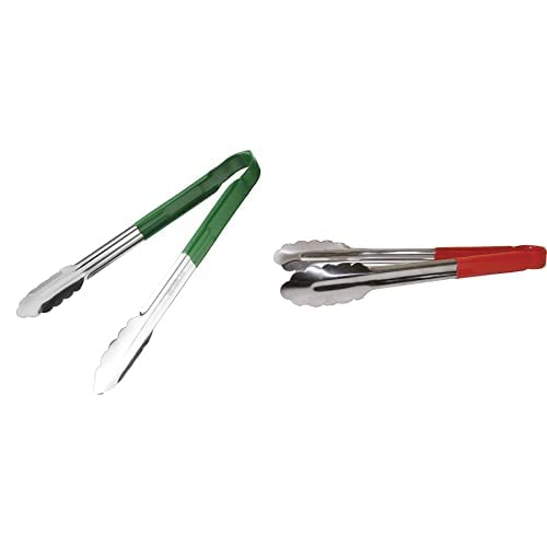EDLP Hygiplas Colour Coded Serving Tong Red - 300mm & EDLP Hygiplas ...
