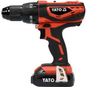 Yato YT-82786 Battery Operated Cordless Impact Drill 13mm Driver Kit ...