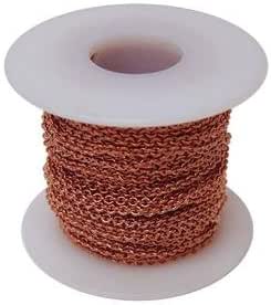 Amazon.com: Copper Box Chain - 50 Ft. Roll : Arts, Crafts & Sewing