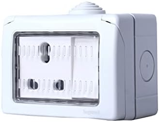 Legrand Plexo Box 3 Module Waterproof Enclosure with 16A Switch and ...