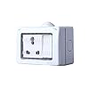 Legrand Plexo Box 3 Module Waterproof Enclosure with 16A Switch and ...