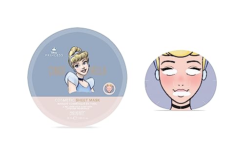MAD BEAUTY Disney Princess Face Mask Set 5-pack | Tiana, Belle, Jasmine ...
