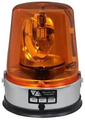MV2LED Permanent Mount 12 Volt DC Rotating Beacon Light (Blue): Amazon ...