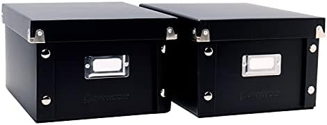 Amazon.com: Snap-N-Store CD Storage Box - Pack of 1/2 - Durable Disc ...