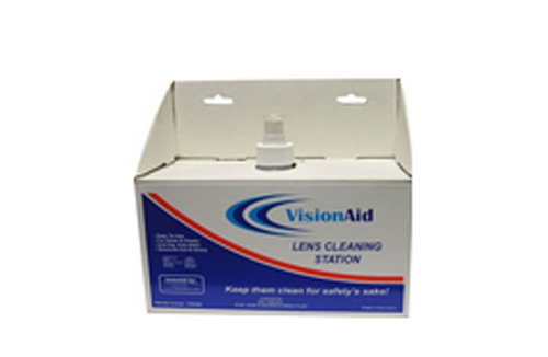 VisionAid 1WD608 Disposable Dispenser Lens Cleaner Station with Wilkins ...