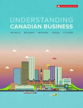 Understanding Canadian Business 11th Edition: William G. Nickels, James ...