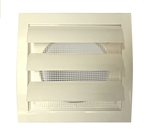 White Plastic Wall Ventilation Grille with Gravity Automatic Movable ...