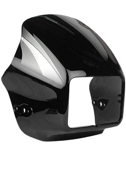 MTS Front Visor for Hero Splendor pro w. Red(Pack of 1) (Black) ^7 ...