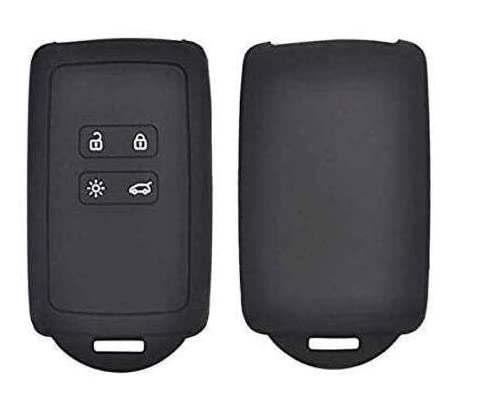 Autoxygen Silicone Remota Key Cover Black For Renault Triber/Kiger (Set ...