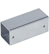 12 PCS 1" X 1" Square Tube Fittings-2 Way Connector, L Shape Square ...