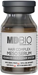 Amazon.com : MD PLUS BIO Clinical Hair Regrowth Meso Complex Serum Kit - Strengthens Hair Roots ...