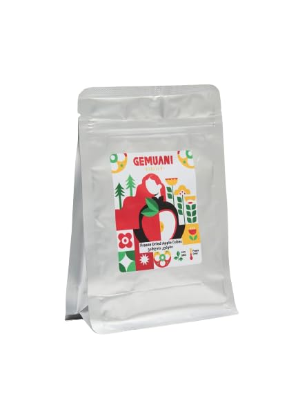 Amazon.com: GEMUANI Natural Freeze Dried Apple cubes | Healthy Snacks ...