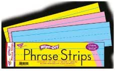 30 x Large Wipe-off, Reusable Writing Practice Strips for Classrooms ...