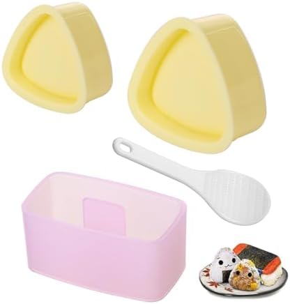 Amazon.com: Onigiri Mold, 2 Pack Rice Mold Musubi Maker Kit & 1 Pack ...