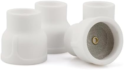 TIANLYLIN #12 Ceramic Cup White TIG Welding Cup with 3/32 Diffuser 4 ...