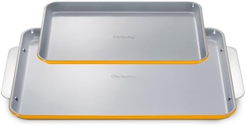Amazon.com: Caraway Non-Stick Ceramic Baking Sheet Duo - Naturally ...