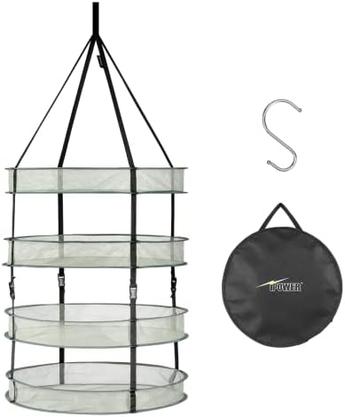 Amazon.com: HORTIPOTS Herb Drying Rack 3 ft Hanging Dry Net 36 Inch for ...