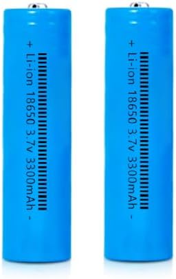 Amazon.com: KBT 2-Pack 3.7V 18700 2600mAh Battery, Button Top, Built-in ...