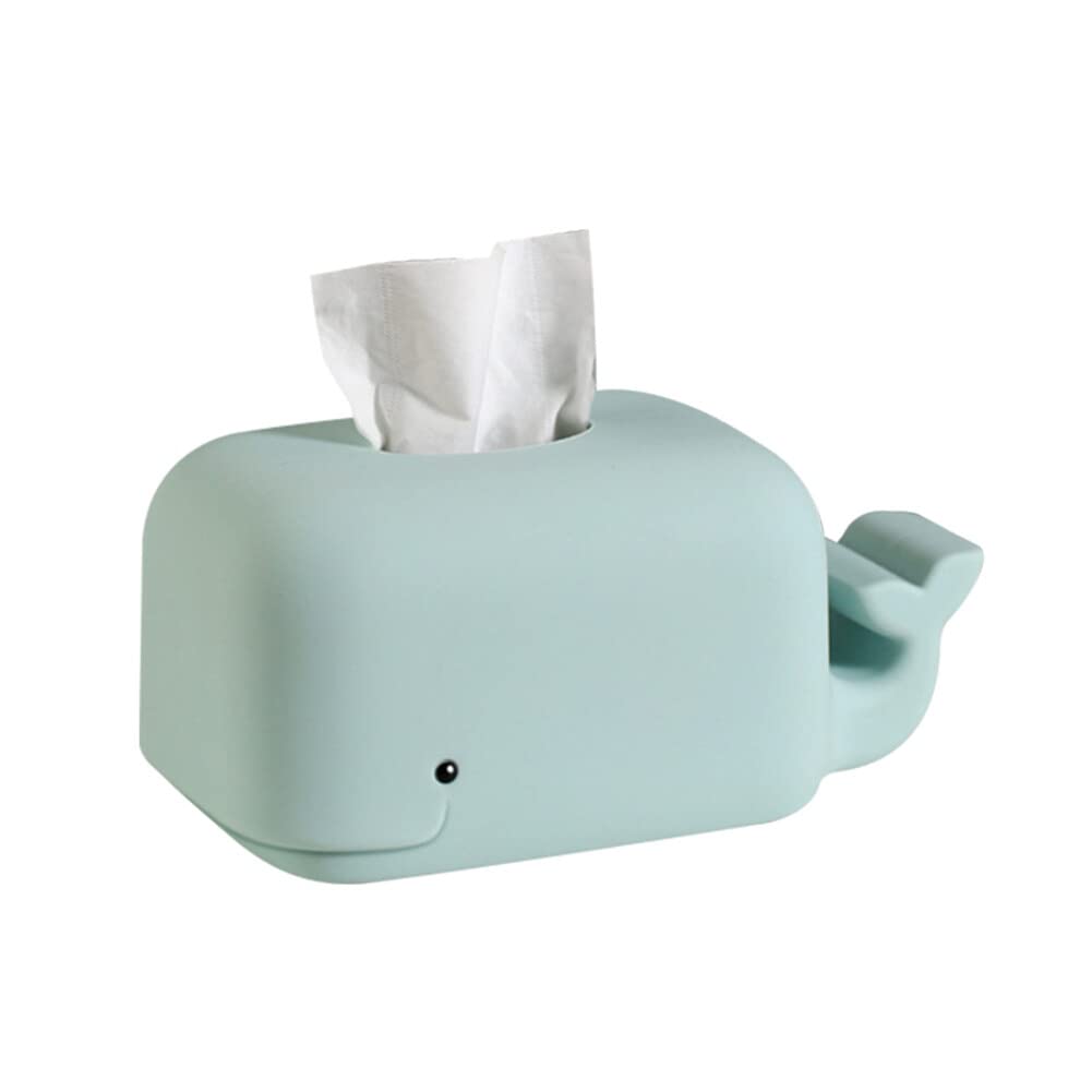 Amazon.com: Silicone Whale Tissue Box Cover,Cute Whale Tissue Box with ...