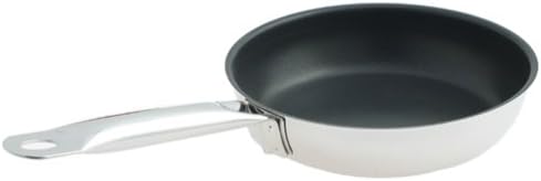 Amazon.com: Sitram 7 7/8-Inch Stainless Steel Non Stick Open Frypan ...