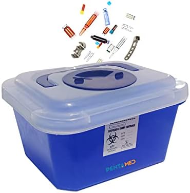 PENTAMED Blue Sharps Containers | Glass Waste and Metallic Implants ...