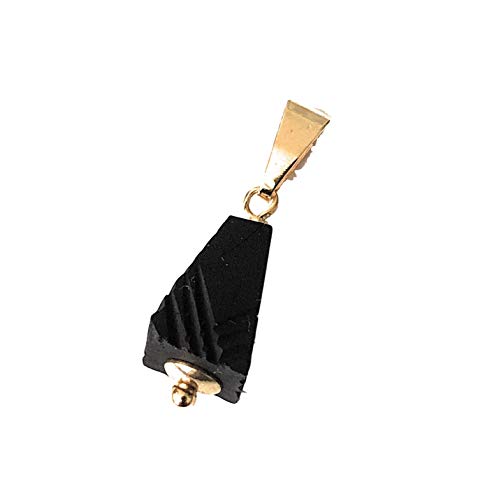 Amazon.com: Real Azabache Pyramid Stone Protection Pendants for Chains ...