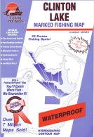 Clinton Lake, Douglas County, Fishing Map (Kansas Fishing Series, M384 ...