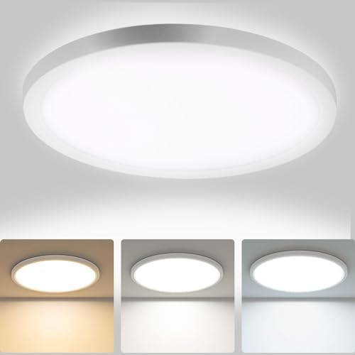 24W LED Ceiling Light,Super Bright and Ultra Slim Ceiling Lamp，2400lm ...