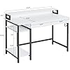 Amazon.com: CubiCubi Computer Desk with 2 Wood Storage Drawers, 47 ...
