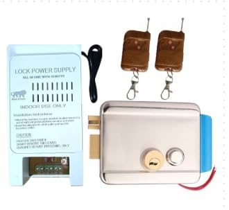 Electronic Door Lock with Lock Power Supply and 2 Remotes (RC Power ...