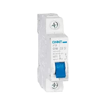 Chint EBG-1P-B25 Miniature Circuit Breaker, 25 A, 1 Pole, B Curve, 6 kA ...