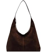Amazon.com: Leather Hobo Bags for Women Brown Purses Suede Purse ...