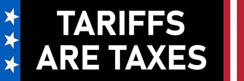 Amazon.com: Tariffs are Taxes Sticker Large 3x9 Prices Inflation Higher ...
