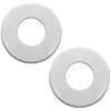 sunnates 2PCS White Escutcheon Plate 2 Inch Round Escutcheon Plate ...