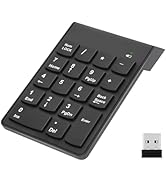 Amazon.com: Bluetooth Number Pad Wireless & Wired 10 Key USB Keypad Two ...
