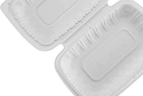 Snapklik.com : TIYA Clamshell Food Containers - White Bulk 200 Pack ...