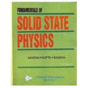 Amazon.in: Buy Fundamentals Of Solid State Physics Book Online at Low ...