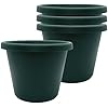 Amazon.com : The HC Companies 8.5 Inch Classic Round Planter Pots with ...