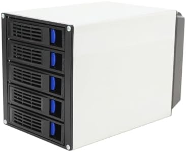 Amazon.com: 5 Bay Internal Hard Drive Enclosure 5x2.5”/3.5” SATA/SAS ...
