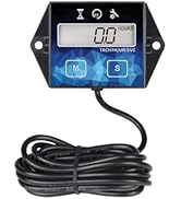 Amazon.com: Yooreal Digital Tach Hour Meter,Small Engine Temperature ...
