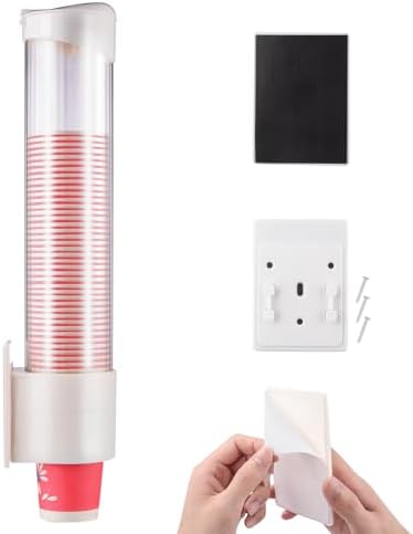 Amazon.com: Disposable Paper Cup Dispenser, Cup Dispenser Fits 5oz ...